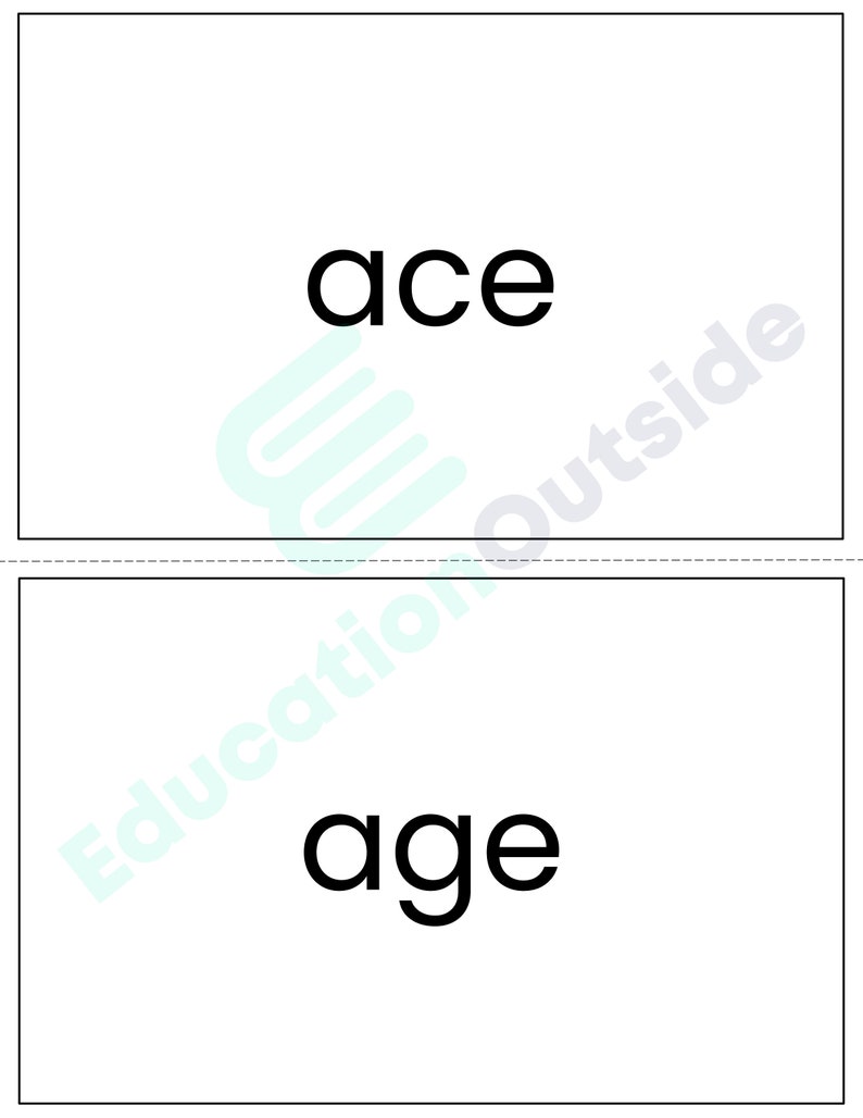 Flashcards, Vowel Sounds, Long Vowels, Printable Flash Cards, First ...