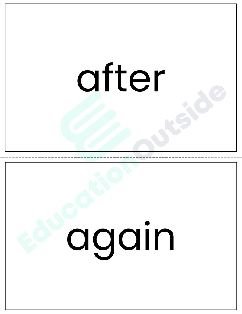 Mega Bundle Dolch Sight Words Flashcards Preschool - Etsy