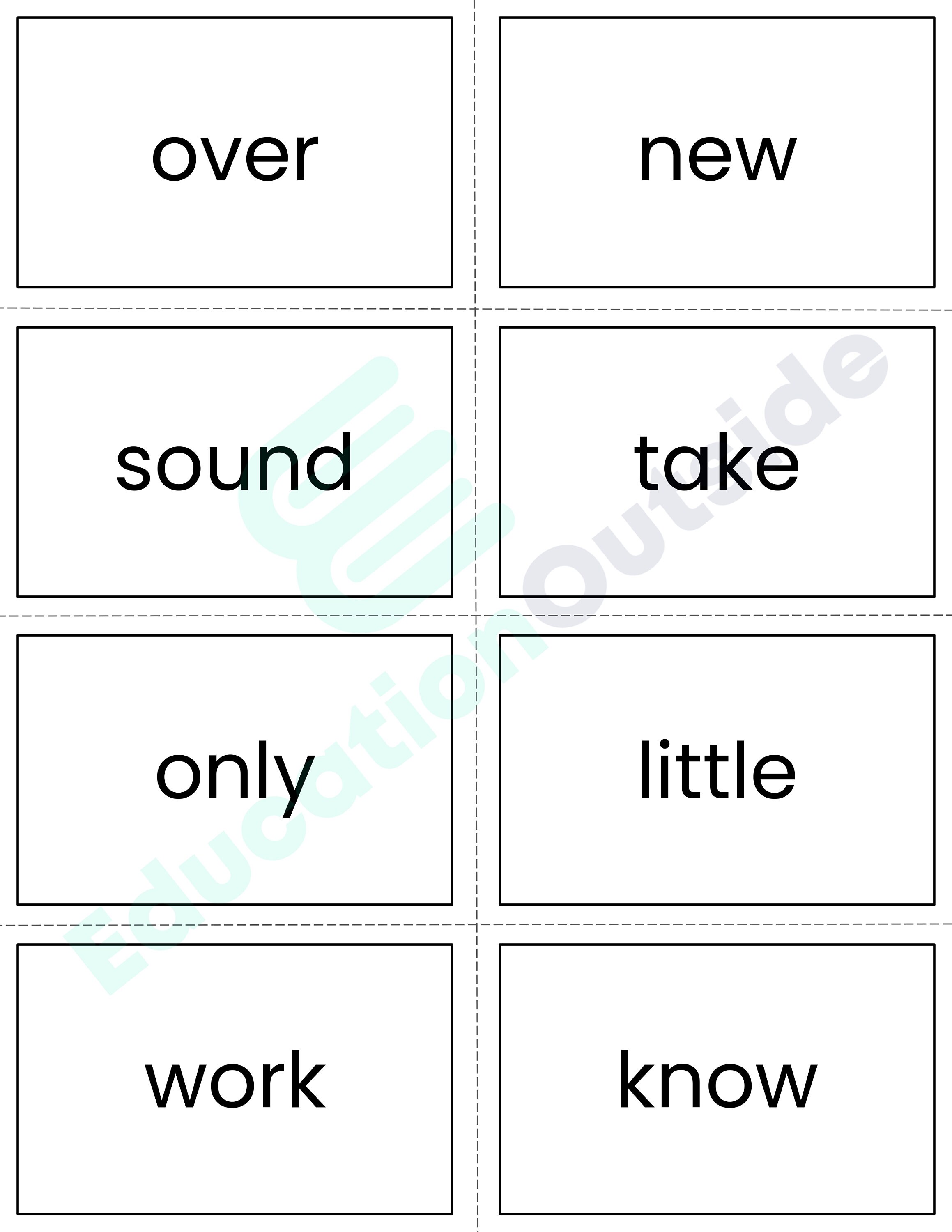 100 Sight Words Sight Words First Grade Second Grade Teacher Resources ...