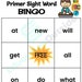 Dolch Sight Words | Bingo | Kindergarten Worksheets | Activity Sheets ...