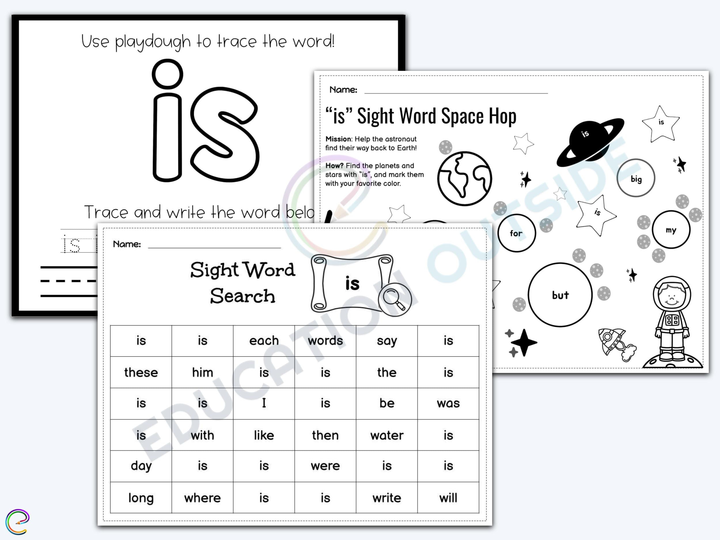 Sight Word Is, Sight Words, Printables, 1st Grade Worksheets ...