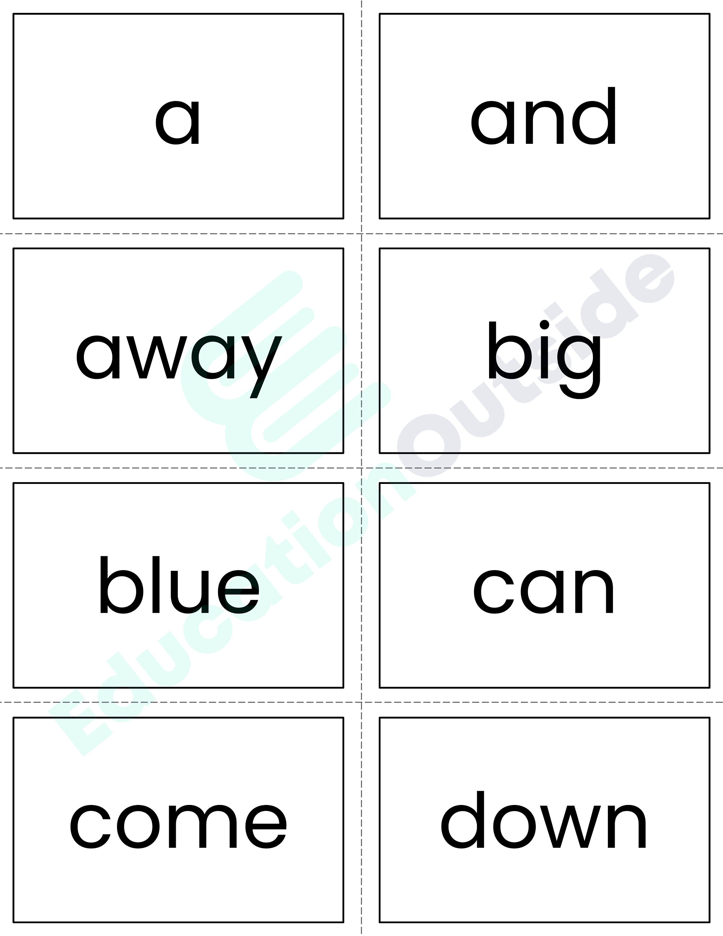 Printable Bingo Dolch Pre Primer Preschool Worksheets Sight Words ...