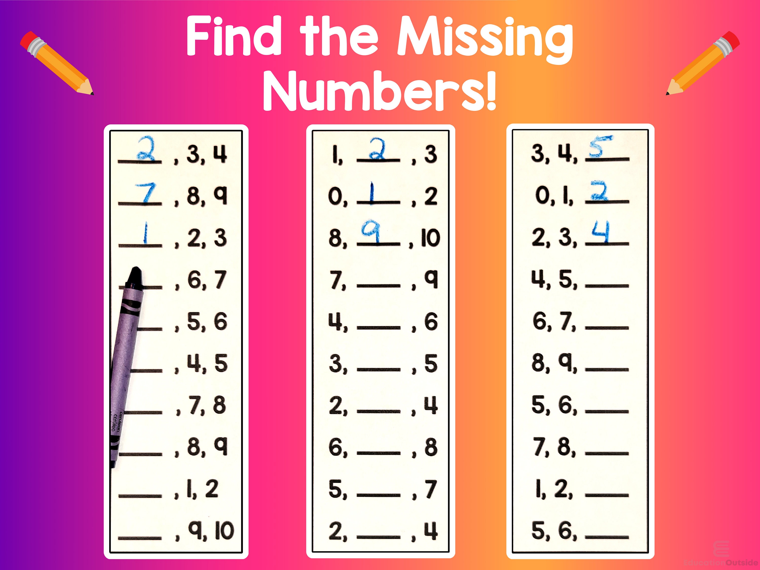 0-100 | Missing Number Worksheets | Number Practice | Homeschool ...