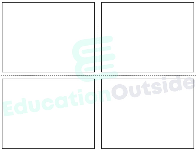 Blank Printable Flash Cards Education Printables Math - Etsy