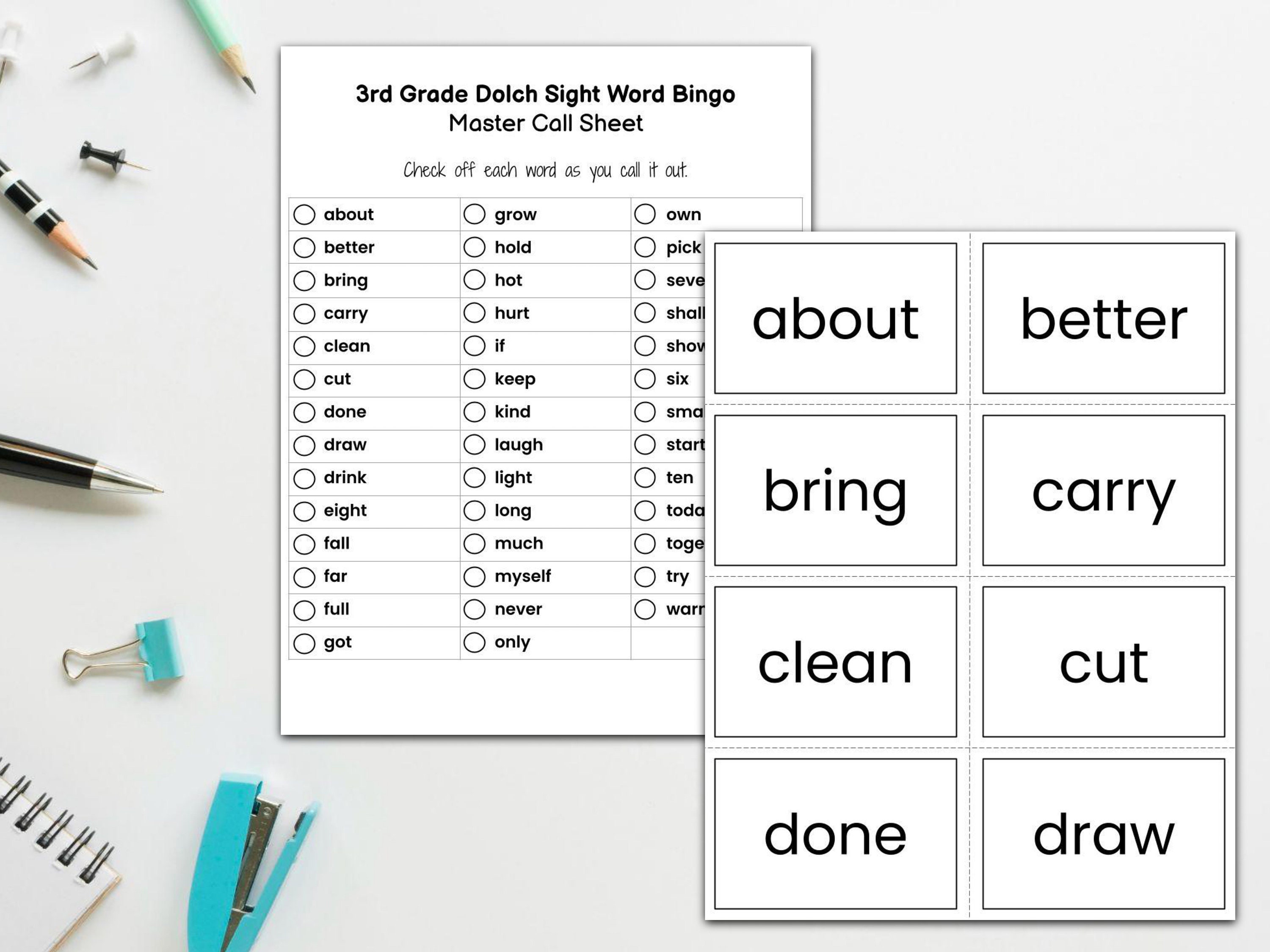 408 Page Sight Word Bingo Mega Bundle, Teacher Resources for Sight Word ...