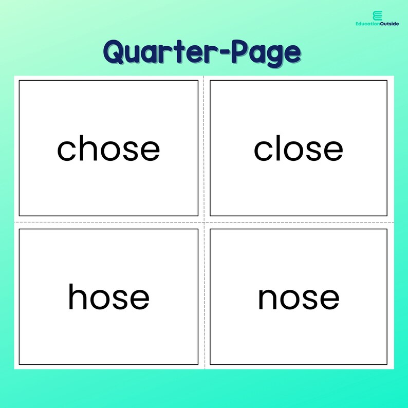 Long O, Word Families, Flashcards, Vowels, First Grade, Second Grade ...