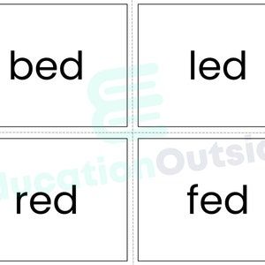 Word Families, Short Vowels, Flashcards Printable, Second Grade, First ...