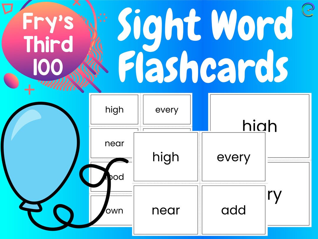 Frys Sight Words Flash Cards 2nd Grade 3rd Grade Vocab Education ...