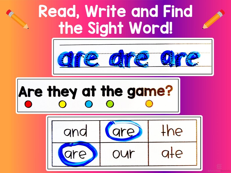 Kindergarten Dolch Sight Words Flashcards Children | Etsy