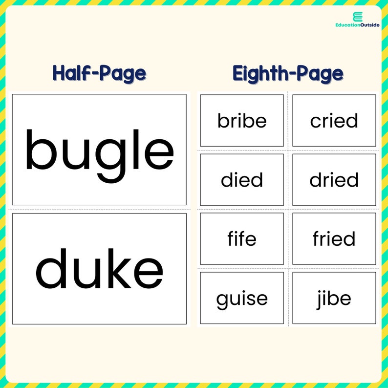 Long Vowels, Magic E, Flash Cards, First Grade, Second Grade ...