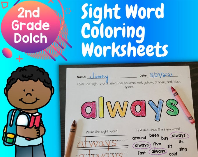 Preschool Worksheets Dolch Sight Words Activity Mat Activity Sheets ...