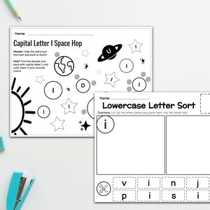 42 Letter I Alphabet Printable Kids Worksheets, Education Printables ...