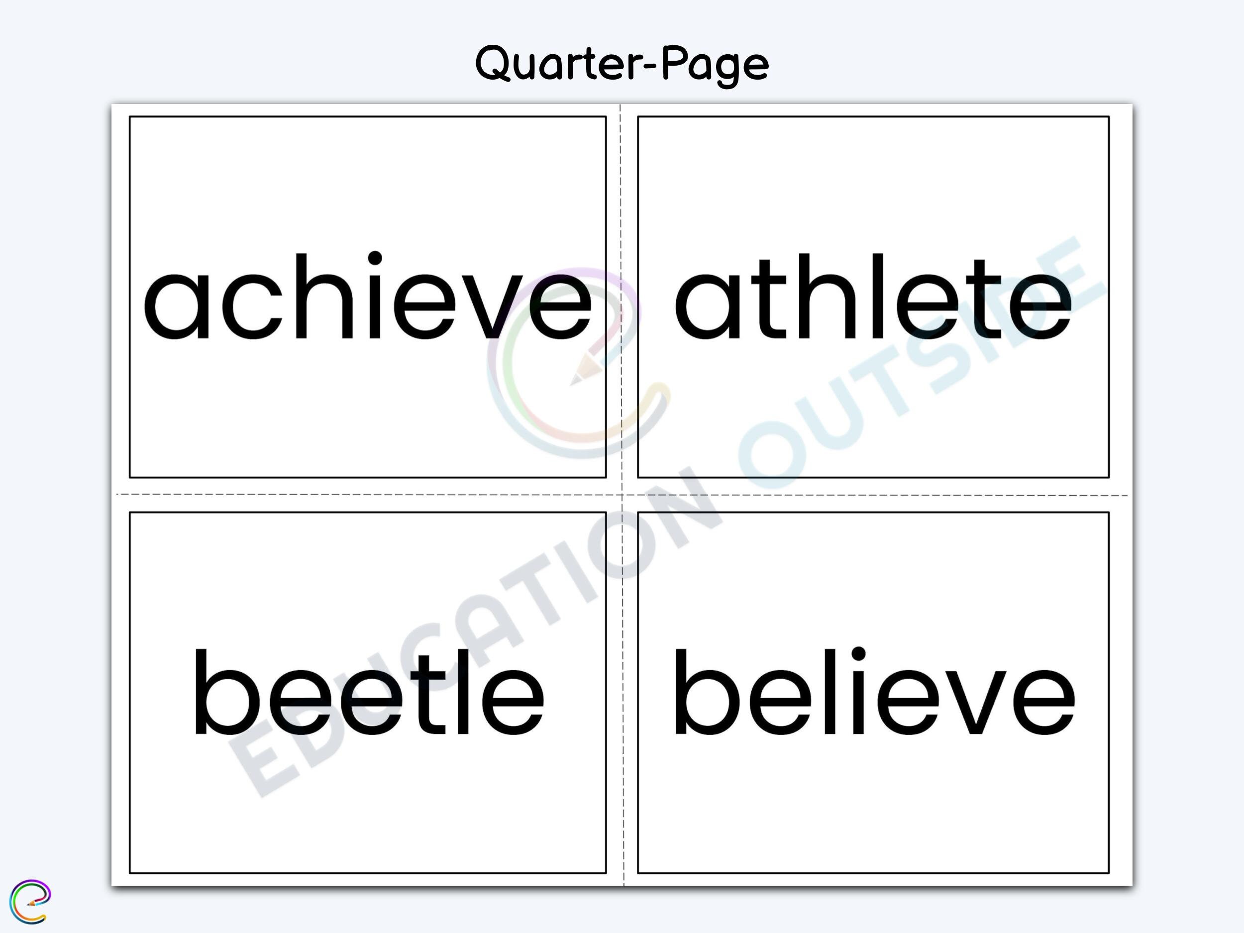 Long E, Long Vowels, Magic E, Flashcards, 1st Grade, 2nd Grade ...