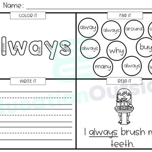 524 PAGES | 2nd Grade | Dolch | Sight Words | Mega Bundle | Coloring ...