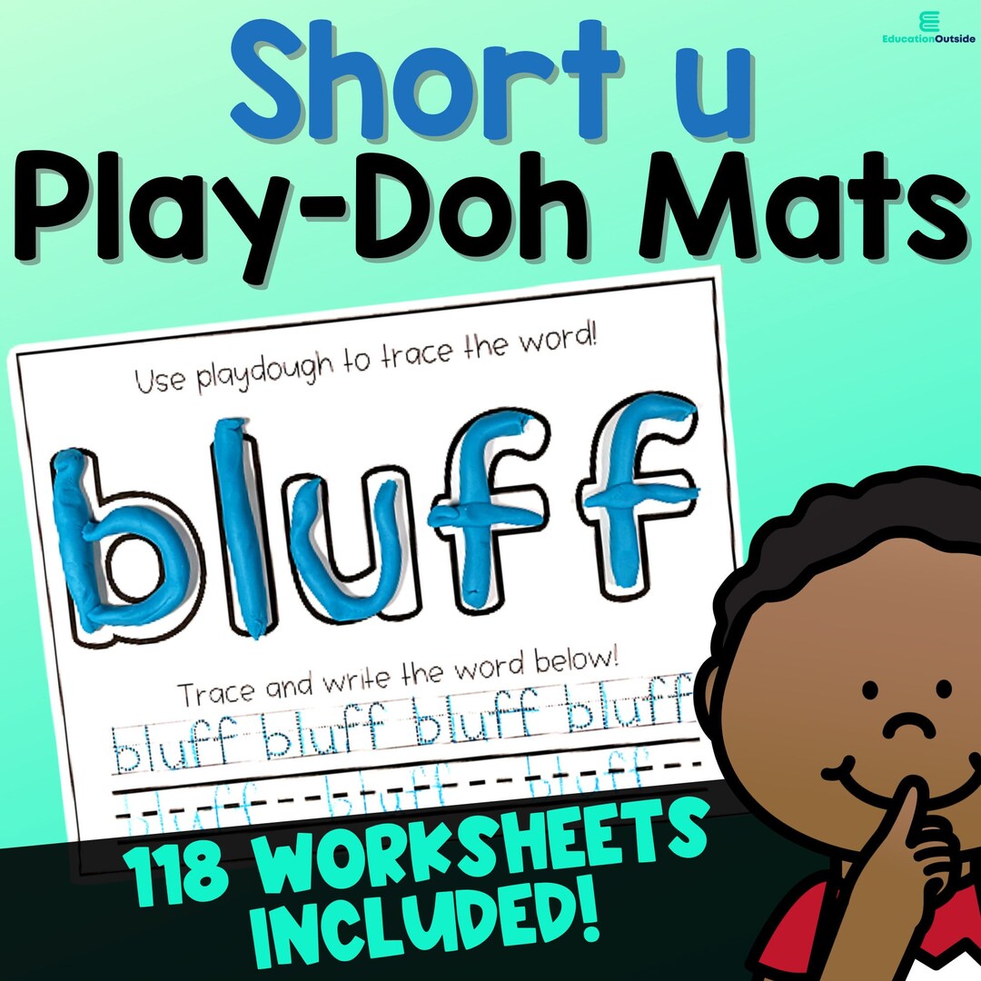 118 PAGES | Short Vowels | Playdough Mats | Teaching Resources | Fine ...