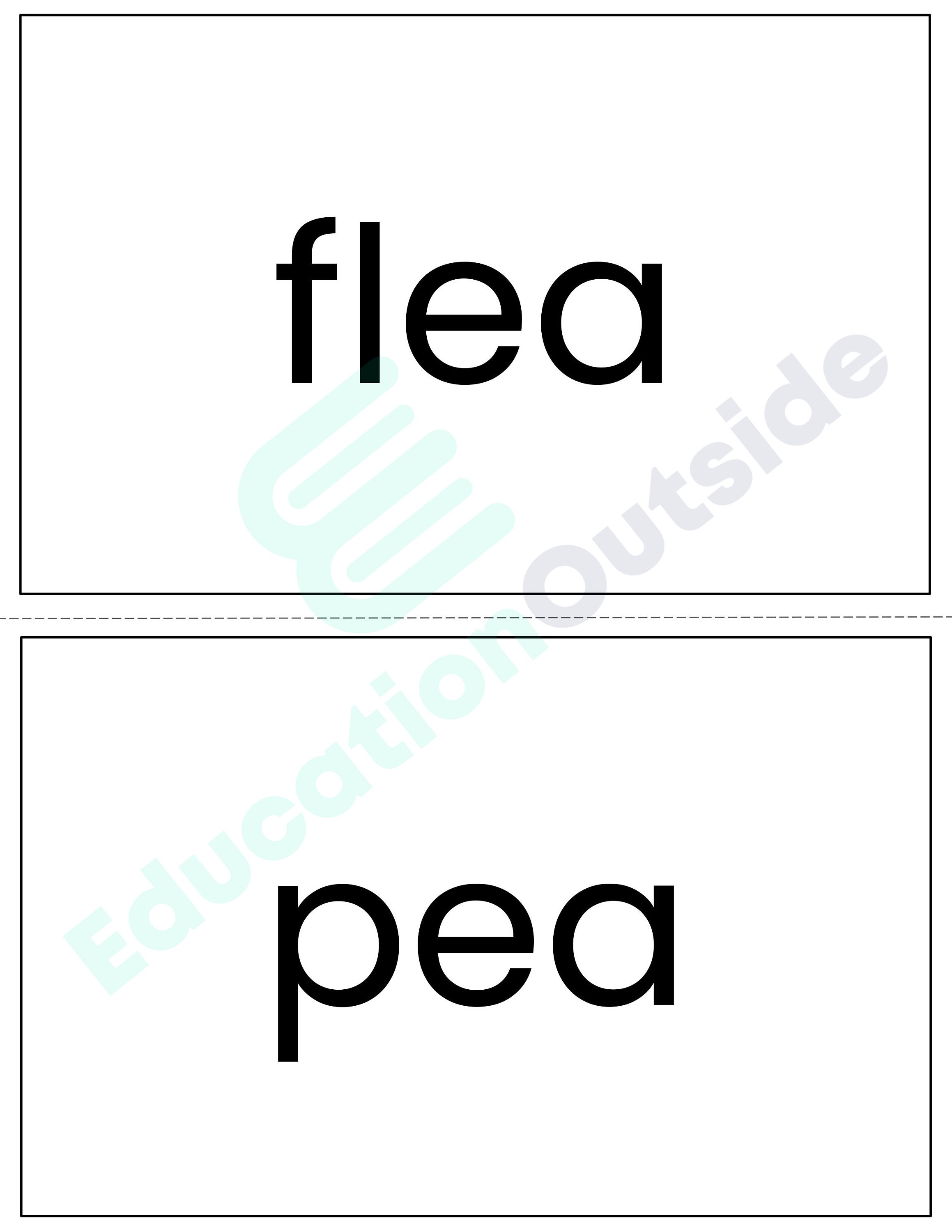 Long E Vowel Teams Flashcards Phonics Teacher Resources - Etsy