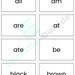Kindergarten | Dolch Sight Word Flashcards | Education Printables ...