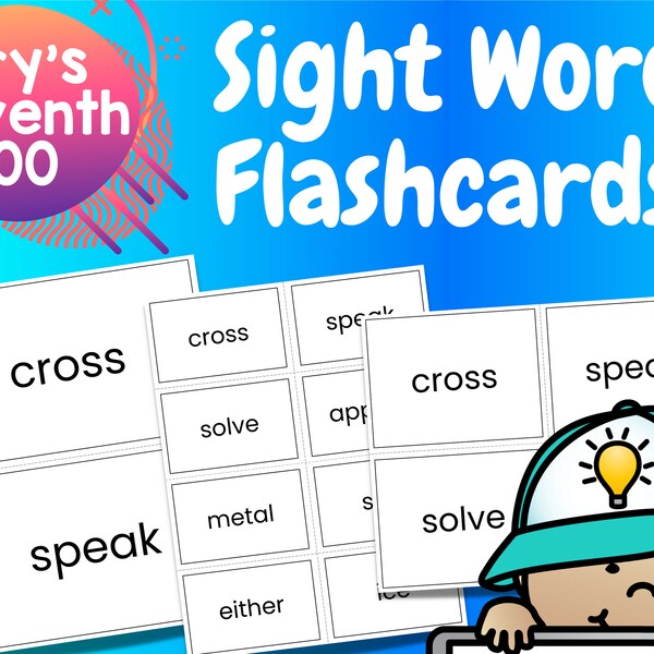 5th Grade Sight Words - Etsy