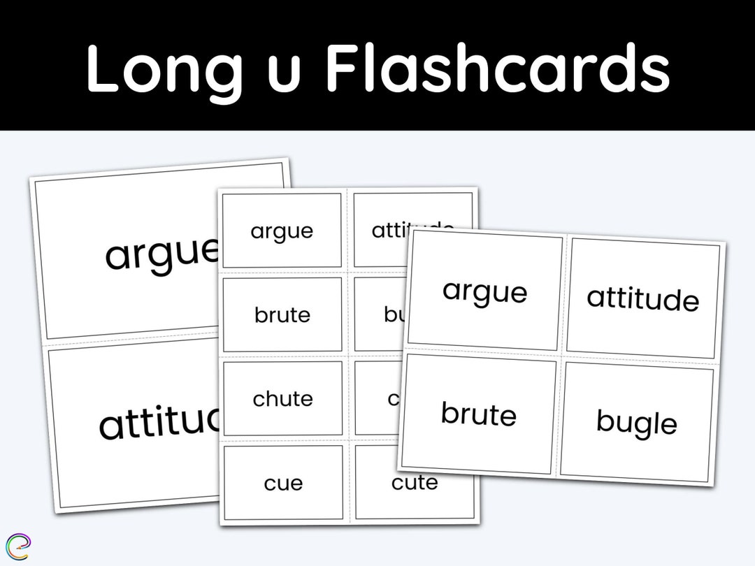 Long U, Flashcards, Vowel Sounds, Teaching Resources, Learning ...