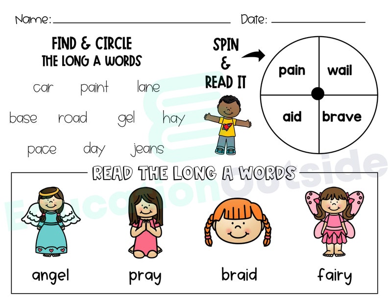 Long Vowel Worksheets, Mega Bundle, Vowel Sounds, 2nd Grade Curriculum ...