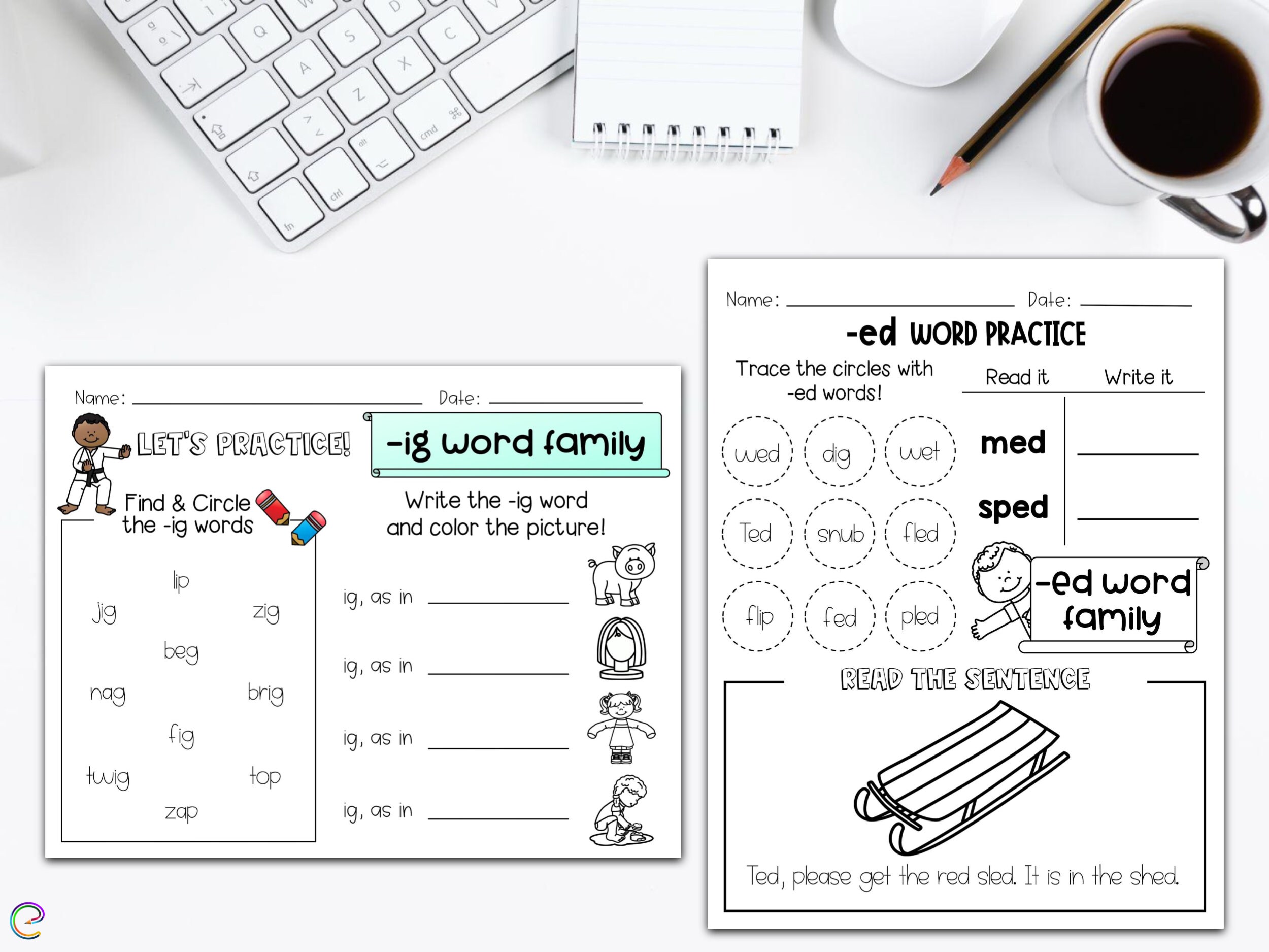 Word Families Short Vowels Vowel Sounds 1st Grade | Etsy