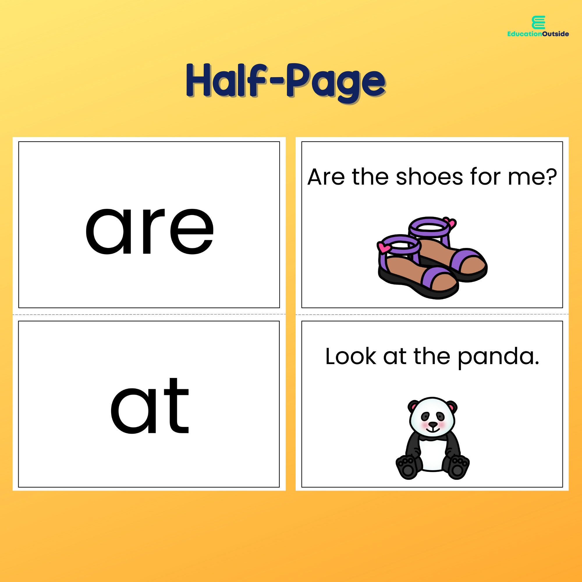 Fry Sight Words Flashcards Reading Printable Preschool | Etsy
