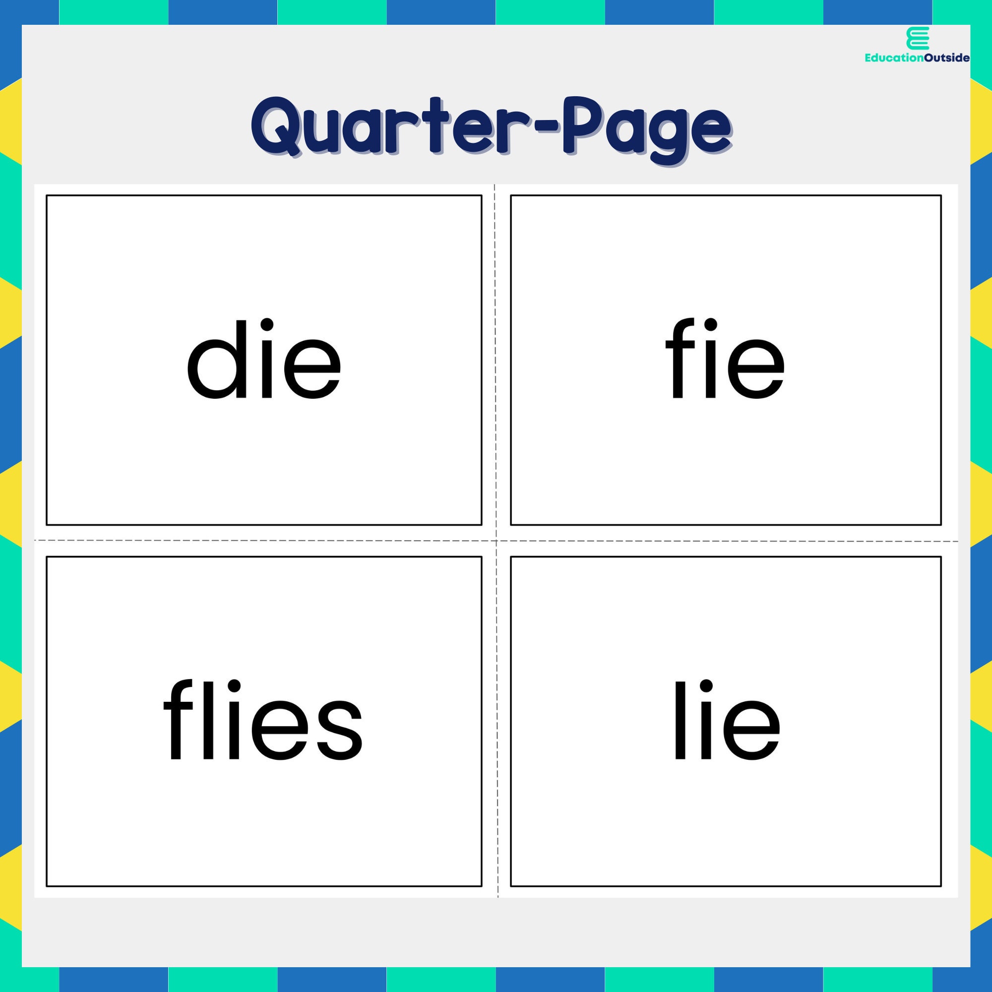 Long I, Vowel Teams, Flash Cards, Vowel Sounds, Home Schooling, 1st ...