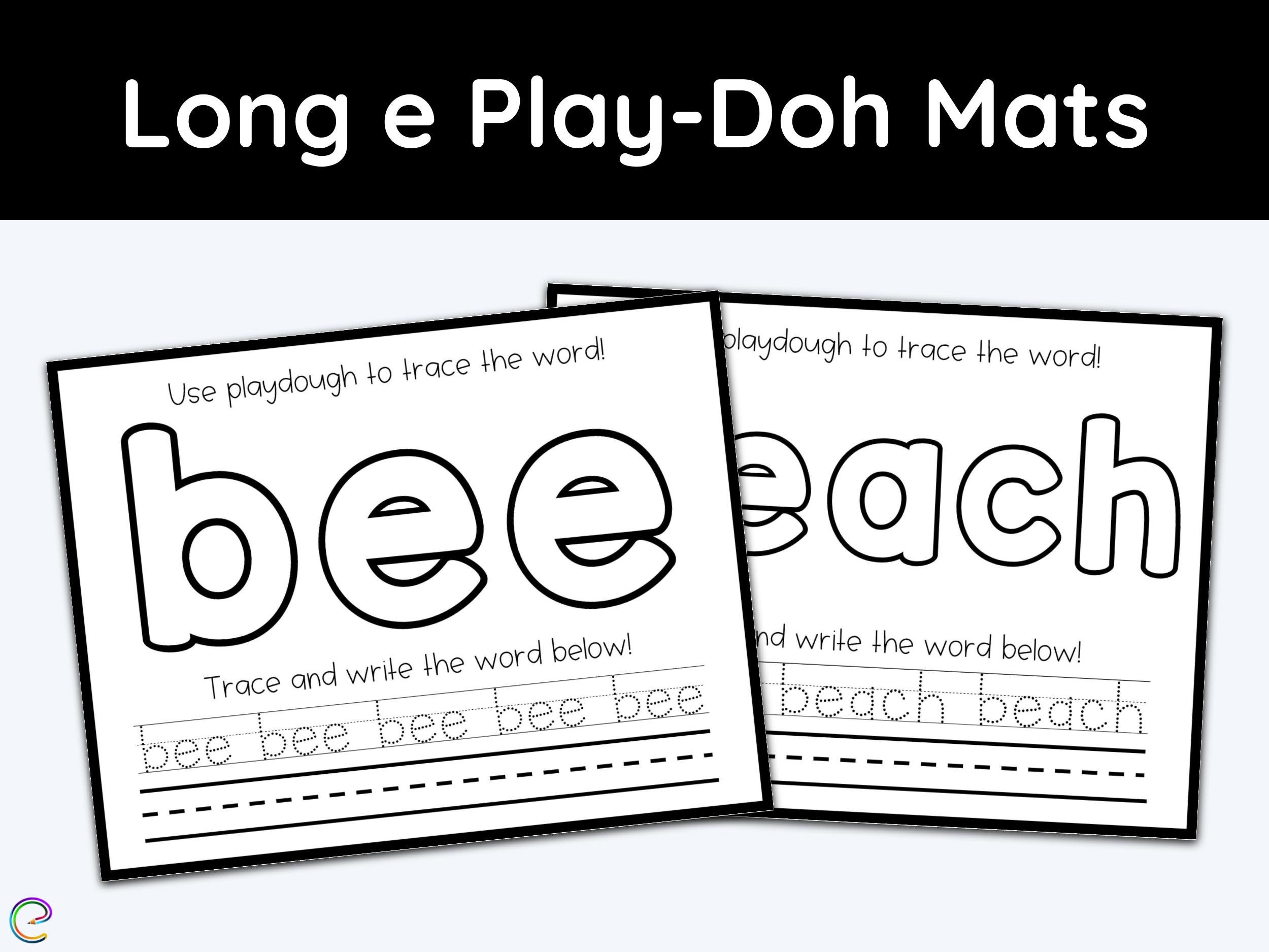 Playdough Mats, Vowels, Long E, Teacher Resources, Learning Materials ...