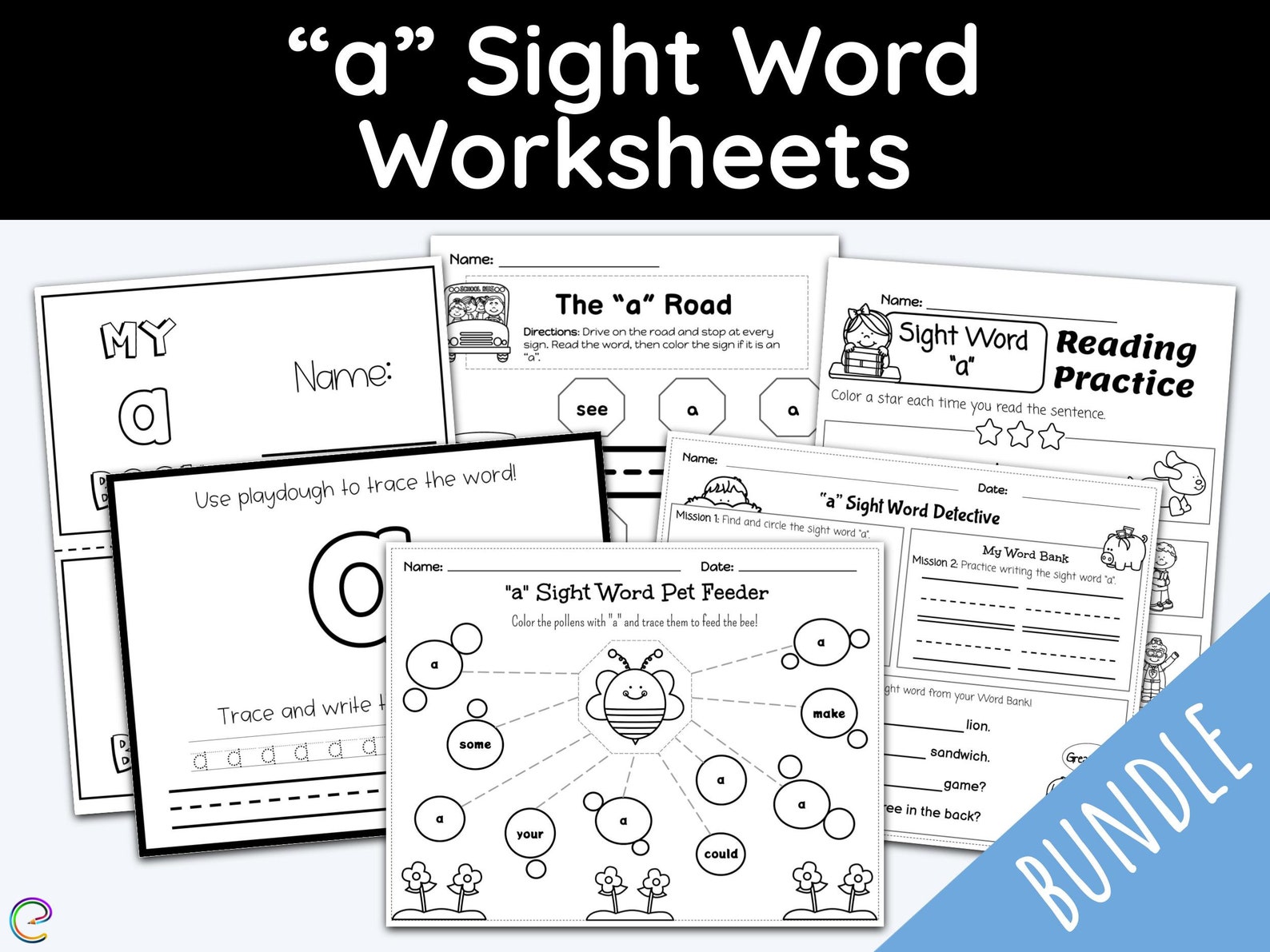 Sight Word Worksheet, a Sight Word, Children Worksheets, Teacher ...