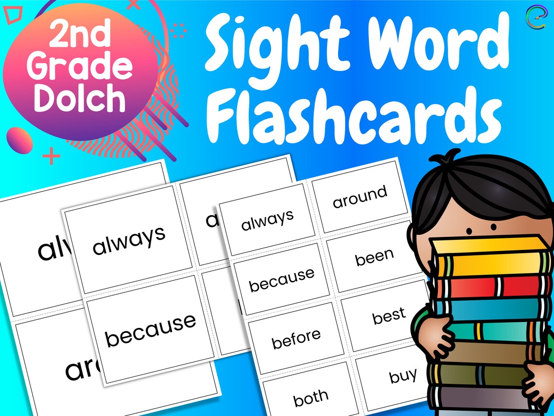 Dolch Sight Words 2nd Grade Sight Word Flashcards Teaching Resources ...