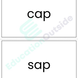 Word Families, Short Vowels, Flashcards Printable, Second Grade, First ...