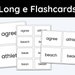 Long E, Flashcards Printable, Vowels, Kindergarten, Home Schooling ...