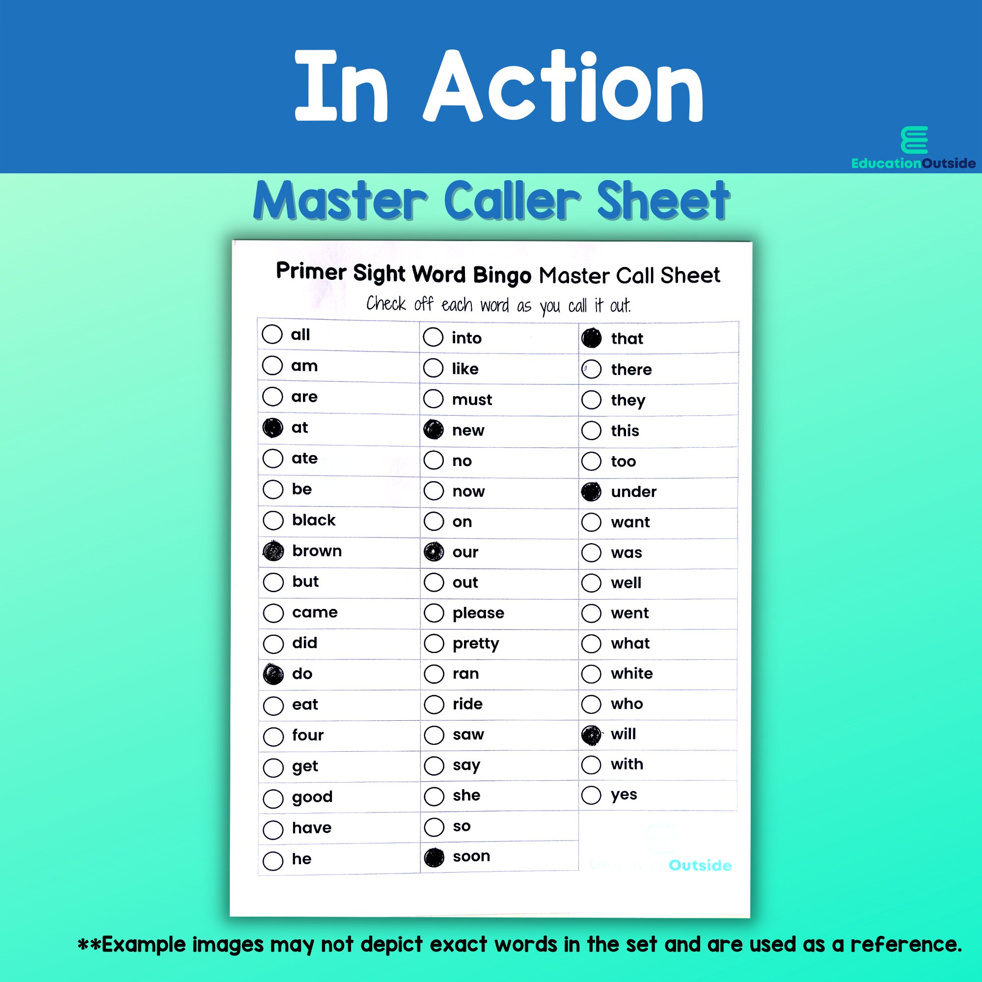 Dolch Sight Words | Bingo | Kindergarten Worksheets | Activity Sheets ...