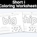 Short I, Short Vowels, Kids Coloring Pages, Children Activities ...