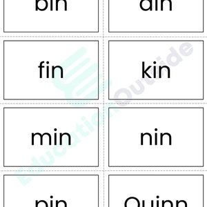 Vowel Sounds, Short I, Word Families, Flash Cards, Reading Printable ...