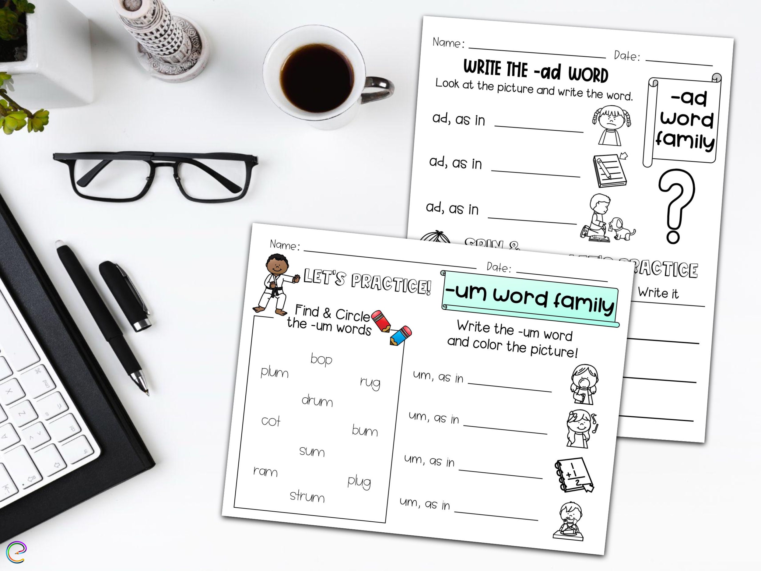 Word Families Short Vowels Vowel Sounds 1st Grade | Etsy