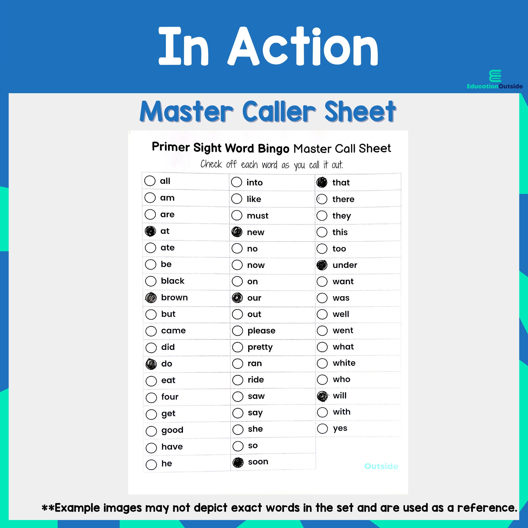 Printable Bingo | Dolch Pre Primer | Preschool Worksheets | Sight Words ...
