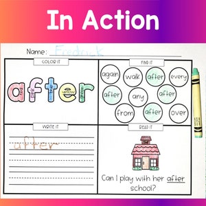 492 PAGES | 1st Grade Worksheets | Dolch | Sight Words | Mega Bundle ...