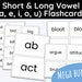 Mega Bundle, Vowels, Long Vowels, Short Vowels, Flashcards, Second ...
