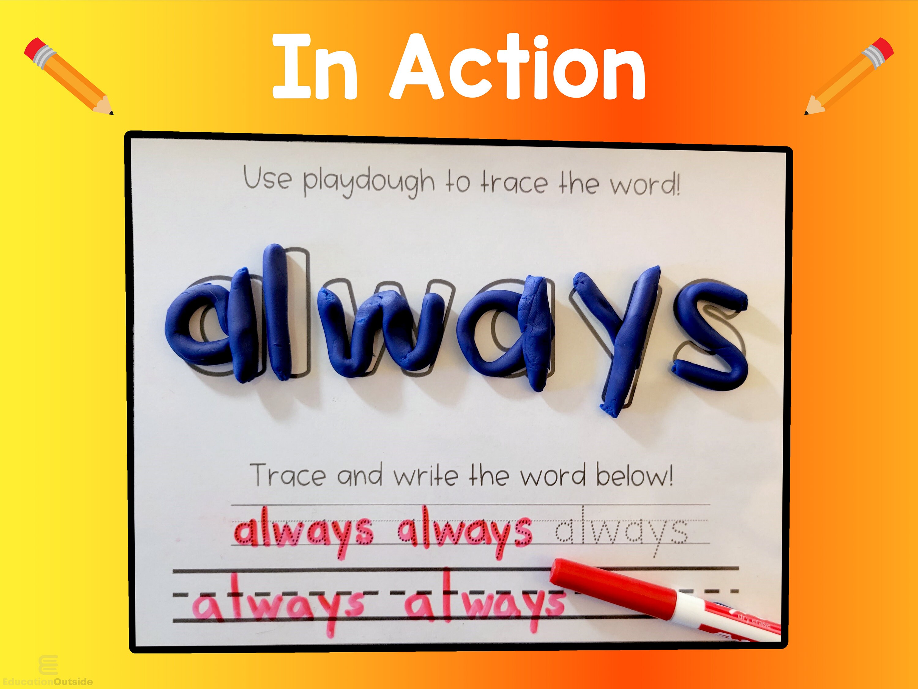 2nd Grade Dolch Sight Words Playdough Mats High Frequency Words ...