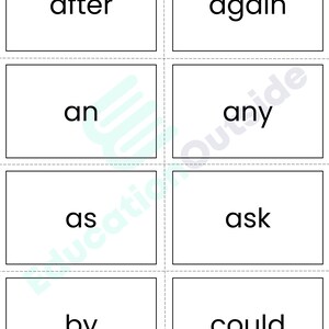 Dolch | Flashcards | Sight Word Cards | Nouns | First Grade ...