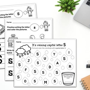 42 Letter S Handwriting Practice Worksheets and Education Printables ...