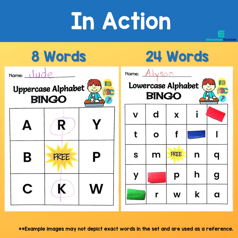 Bingo | Alphabet Printable | Children Activities | Daycare Printable ...