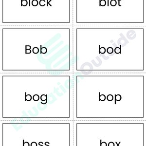 Short Vowel, Short O, Flashcards, Vowel Sounds, First Grade ...