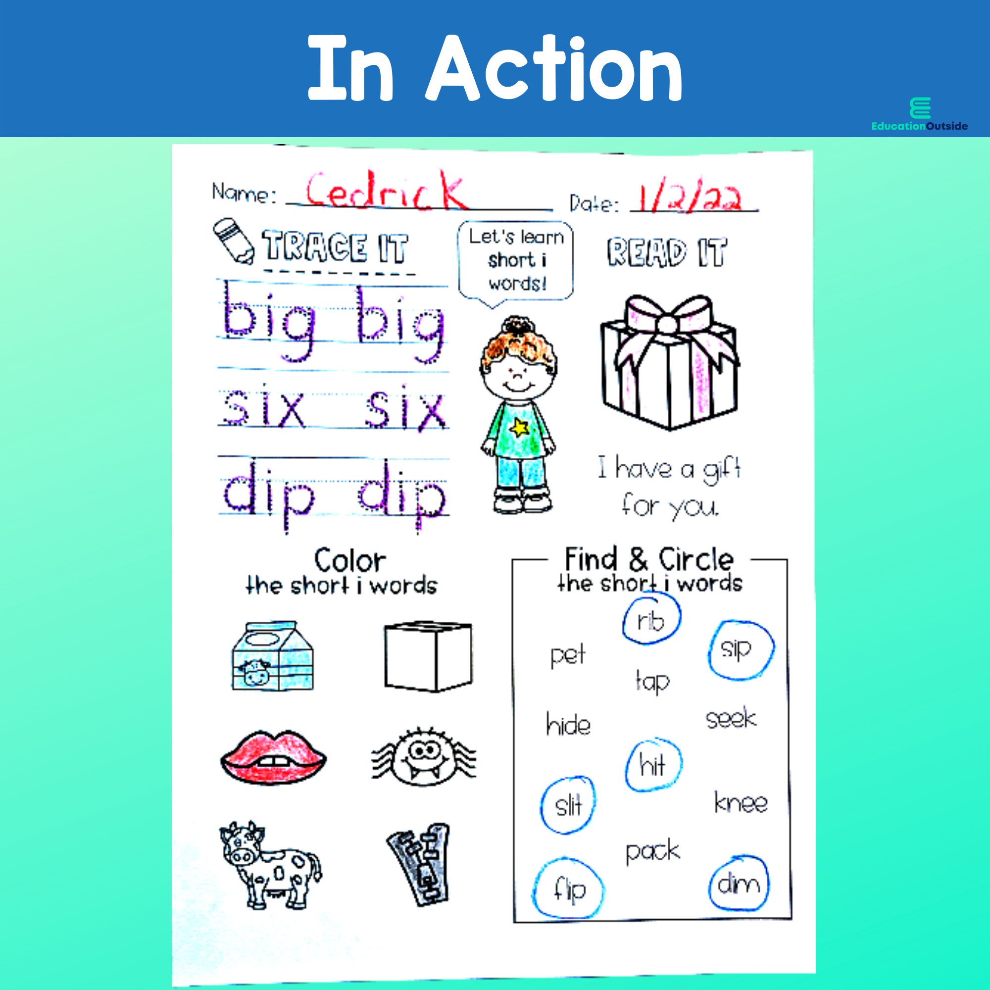 Worksheet Bundle, Short Vowels, Vowel Sounds, Kids Worksheets ...