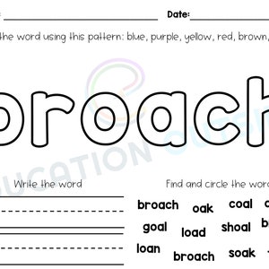 Long O, Vowels, Coloring Worksheets, Children Activities, 1st Grade ...