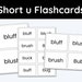 Short U, Flash Cards, Vowels, Phonics, Education Printables, Learning ...
