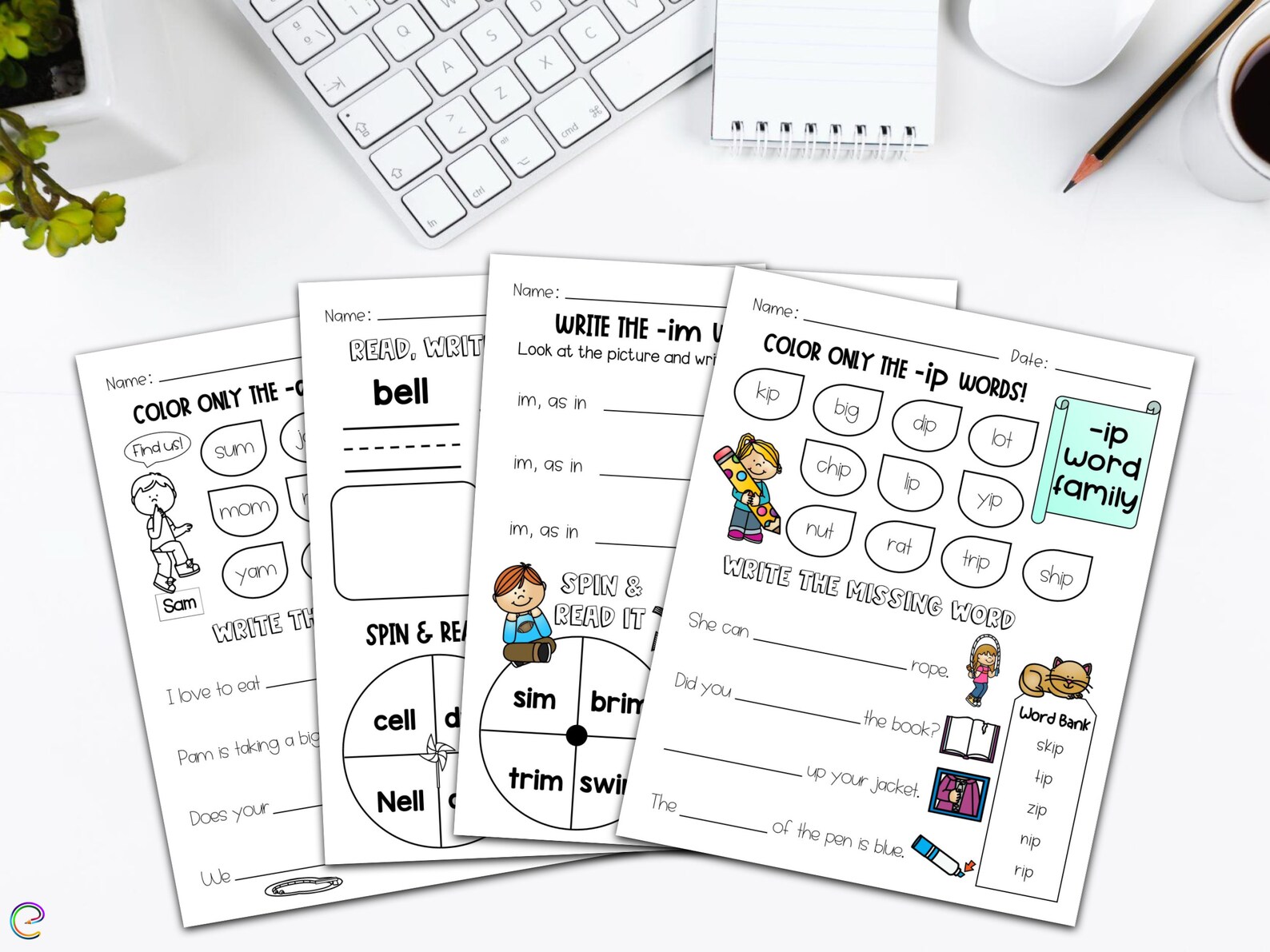 Word Families Short Vowels Vowel Sounds 1st Grade | Etsy