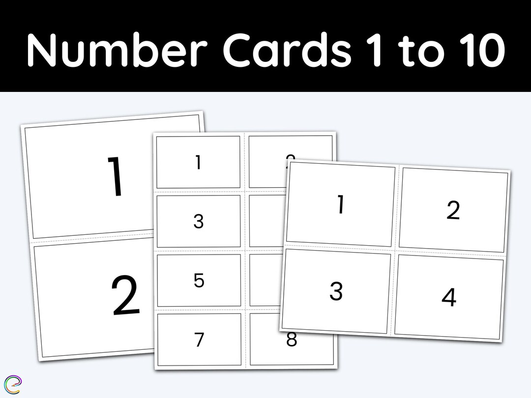 Number Printables, Numbers 1-10, Learning Numbers, Number Cards ...