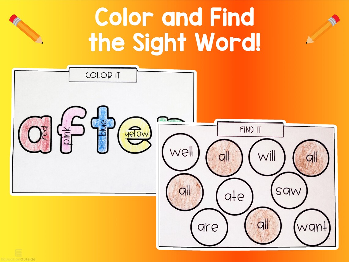 179 PAGES Mega Bundle Dolch Sight Words Activity Mat - Etsy